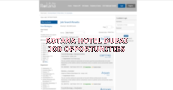 Rotana Hotels UAE Job Openings 2025 | Dubai OFW
