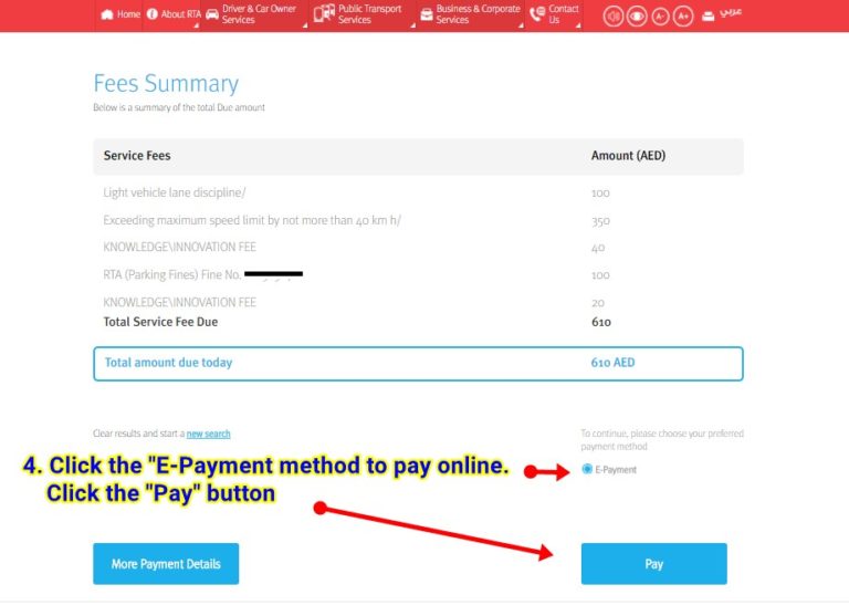 How to Pay your Dubai Traffic Fines Online | Dubai OFW