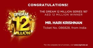Indian Wins 12 Million Dirhams in Big Ticket Abu Dhabi Raffle | Dubai OFW