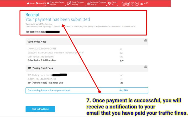 How to Pay your Dubai Traffic Fines Online | Dubai OFW