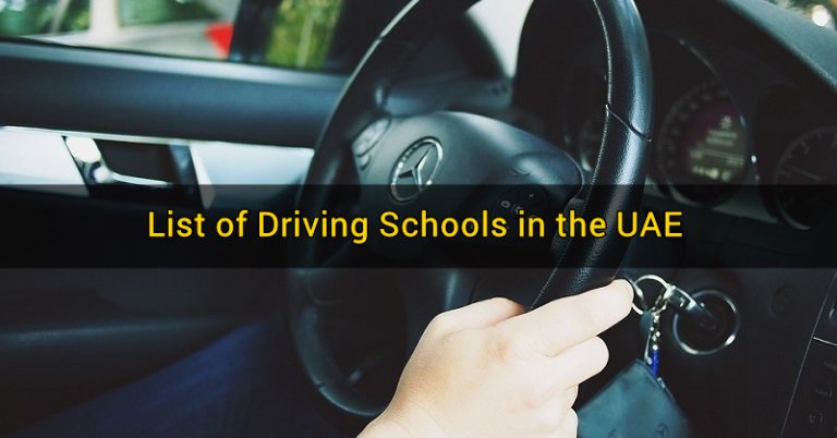 List of Driving Schools in the UAE | Dubai OFW