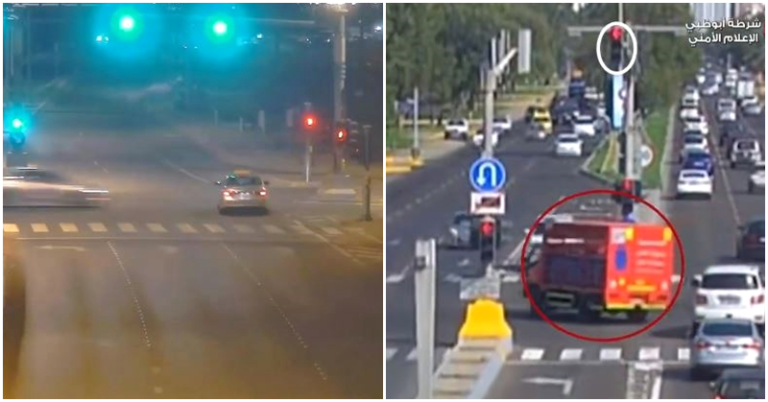 VIDEO: Shocking Footage Shows Danger of Jumping Red Lights | Dubai OFW