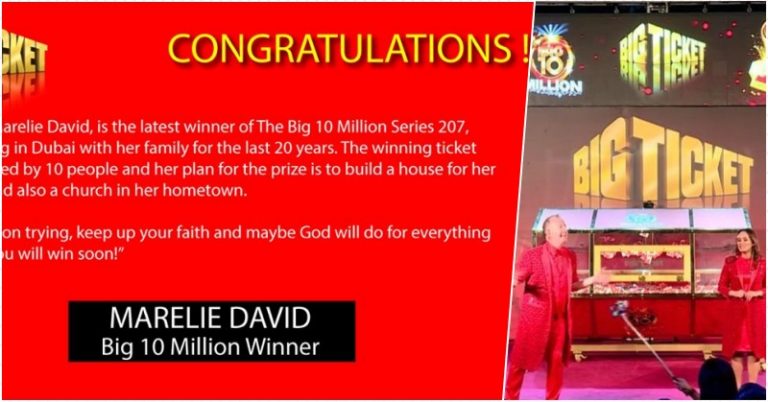 Filipina Wins AED 10 Million in Big Ticket Raffle Draw | Dubai OFW