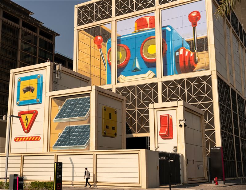 PHOTOS: Check Out These Colourful Murals of the ‘Dubai Street Museum ...
