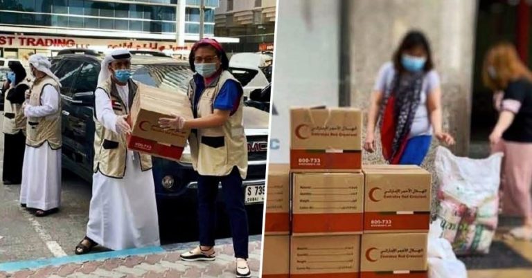 Emirates Red Crescent and PH Embassy Donates Food Boxes to Filipinos in ...