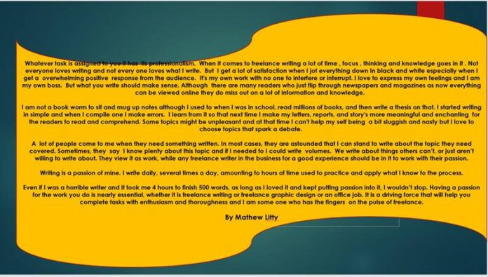 Interview with Mathew Litty, Customer Service Rep and Freelance Writer ...