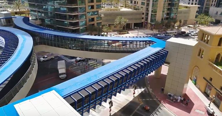 4-way Footbridge Opens in Dubai Marina | Dubai OFW