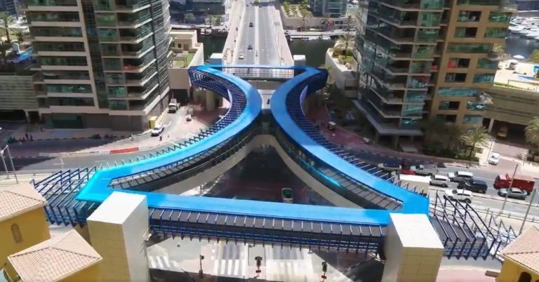 4-way Footbridge Opens in Dubai Marina | Dubai OFW