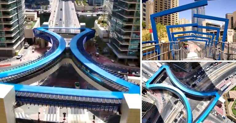 4-way Footbridge Opens in Dubai Marina | Dubai OFW