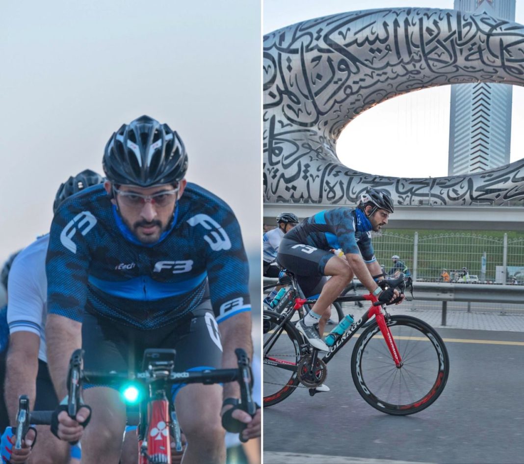 IN PHOTOS: Sheikh Hamdan Leads Dubai Ride Cyclists on Sheikh Zayed Road ...