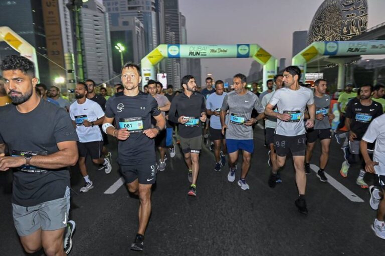 IN PHOTOS: HH Sheikh Hamdan Leads 278,000 Participants in Dubai Run ...