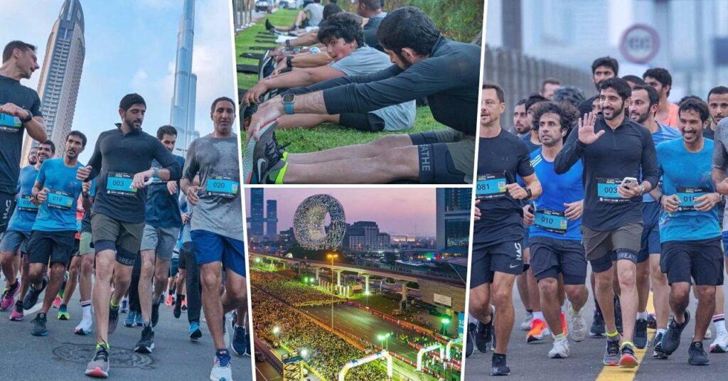 IN PHOTOS: HH Sheikh Hamdan Leads 278,000 Participants in Dubai Run ...