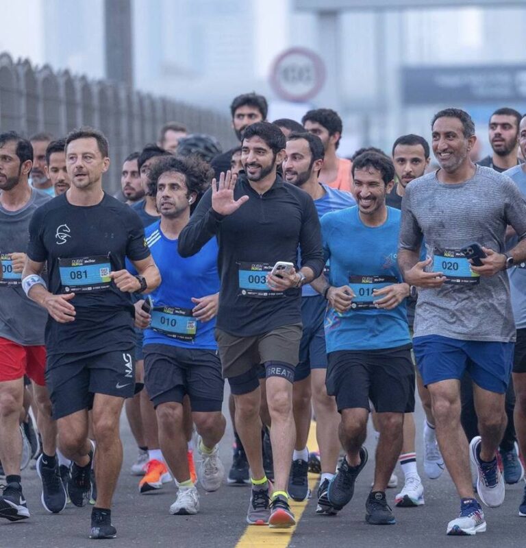 IN PHOTOS: HH Sheikh Hamdan Leads 278,000 Participants in Dubai Run ...