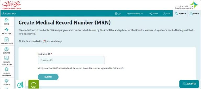 How to Get MRN Number in Dubai Online | Dubai OFW
