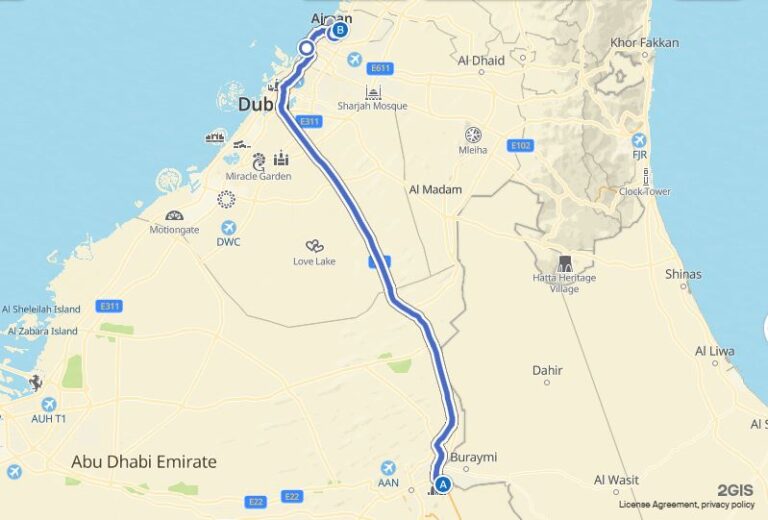 Al Ain to Ajman Bus Timings | Dubai OFW