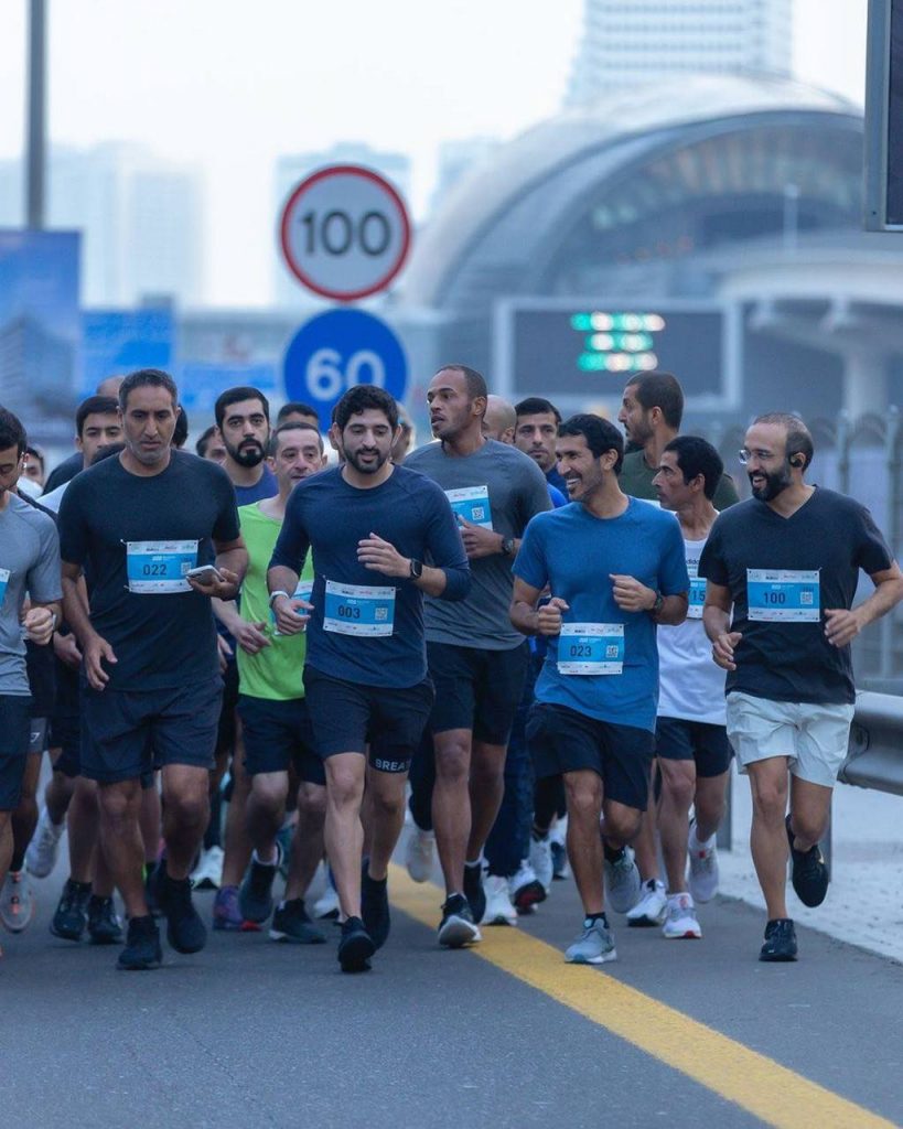 IN PHOTOS: HH Sheikh Hamdan Leads 278,000 Participants in Dubai Run ...